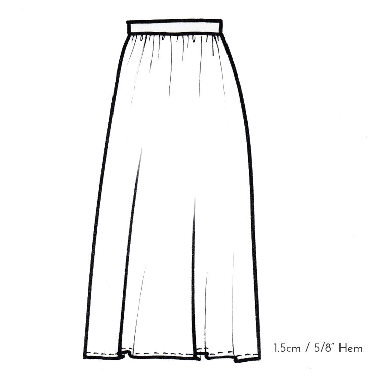 Maxi Skirt Pattern | Sewdeliska